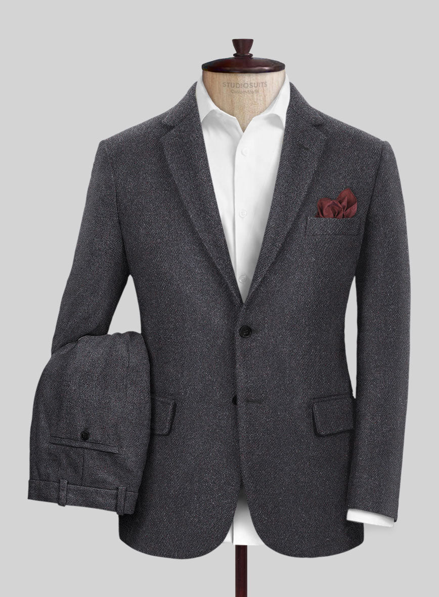 Highlander Charcoal Tweed Suit – StudioSuits