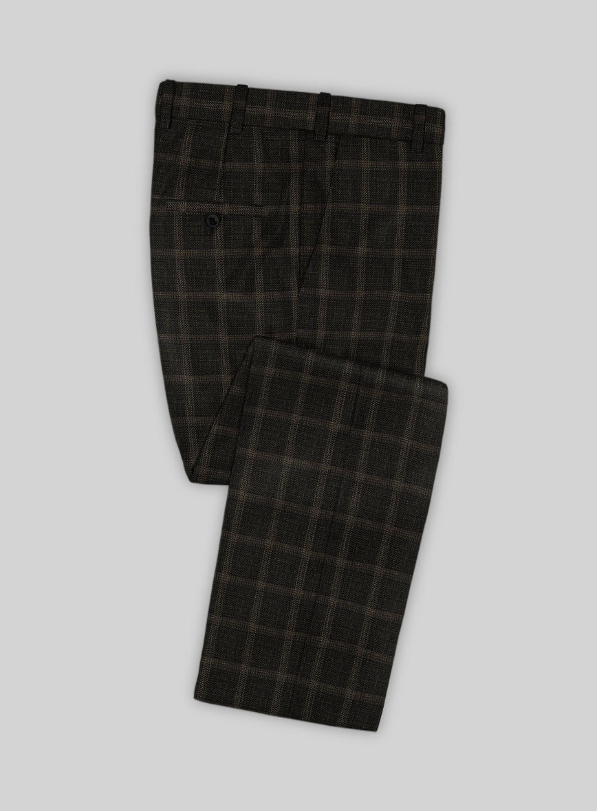 Italian Murano Ando Wool Linen Silk Pants – StudioSuits