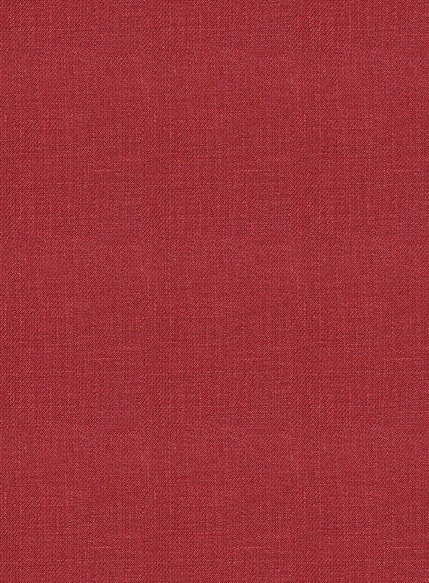 Italian Prato Burgundy Linen Jacket – StudioSuits