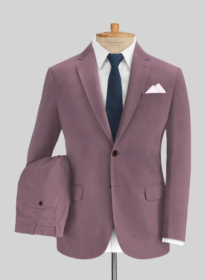 Italian Rose Quartz Cotton Suit – StudioSuits