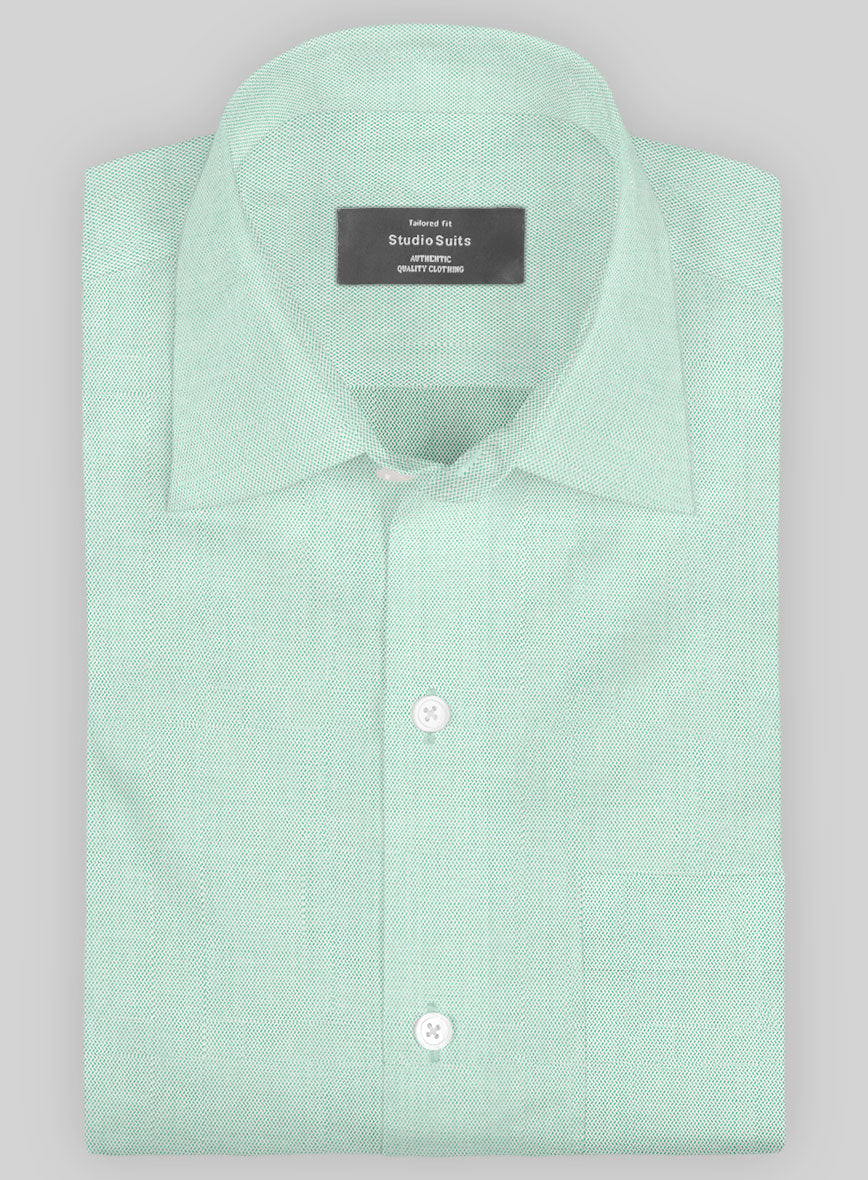 Italian Lombardo Rib Hunter Green Shirt – StudioSuits