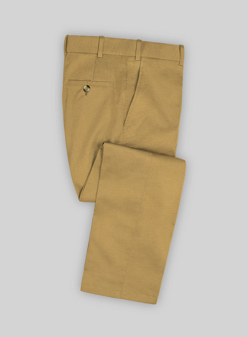 Khaki Stretch Chino Pants – StudioSuits