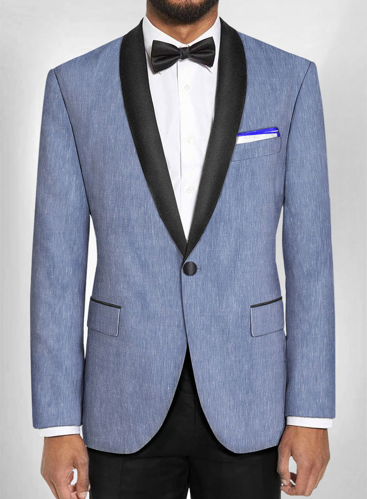 Linen Tuxedo Jacket – StudioSuits