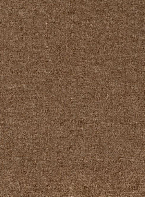 Mid Brown Flannel Wool Suit – StudioSuits