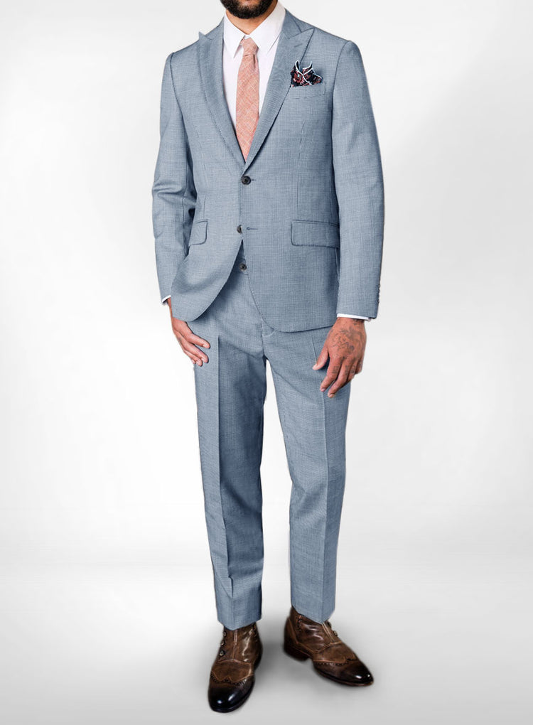 Modern High Peak Lapel Suit – StudioSuits
