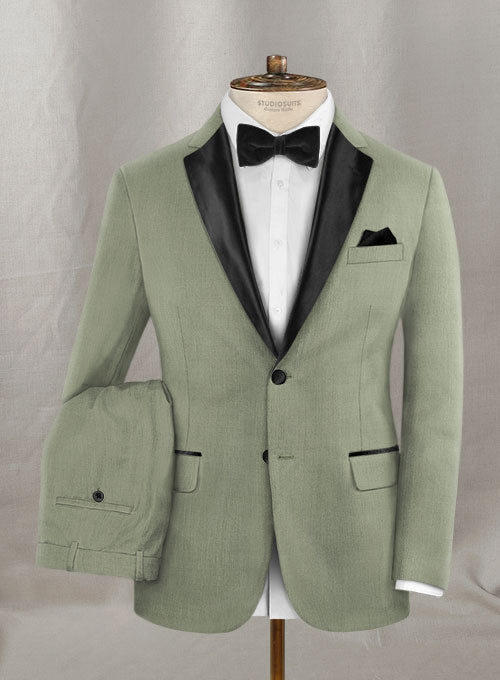 Napolean Cadet Green Wool Tuxedo Suit – StudioSuits
