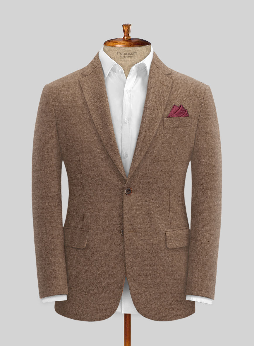 Naples Dolce Brown Tweed Jacket – StudioSuits