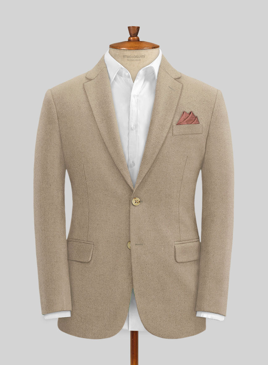 Naples Muted Beige Tweed Suit – StudioSuits