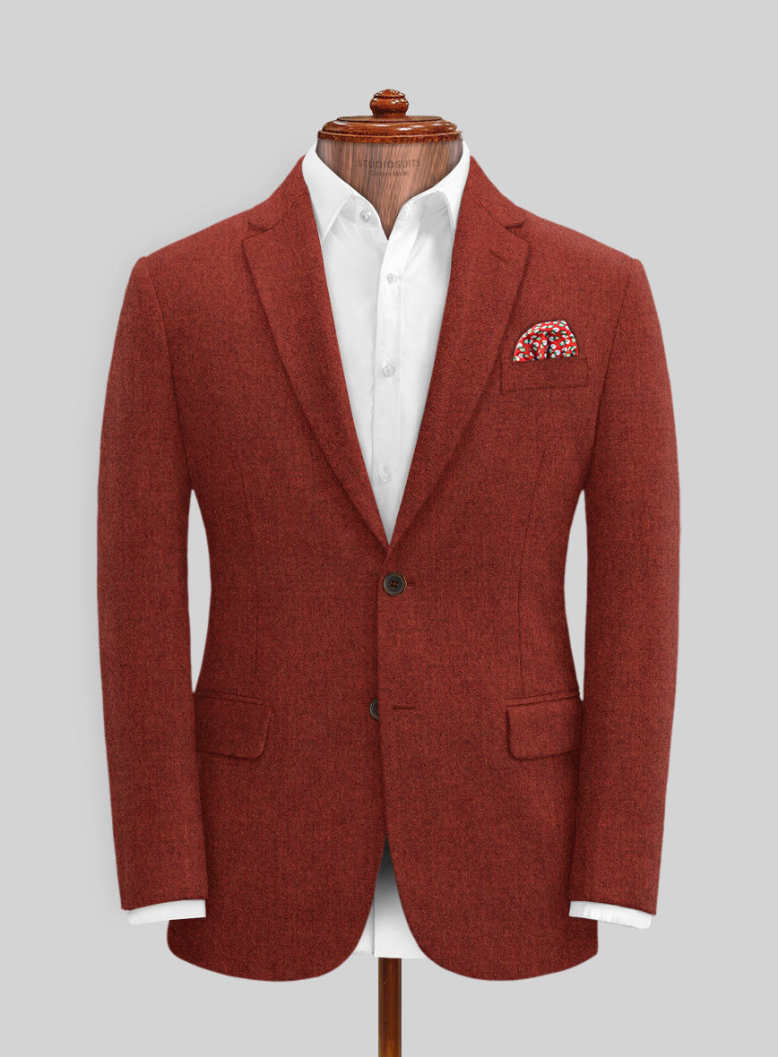 Naples Sundowner Rust Tweed Jacket – StudioSuits