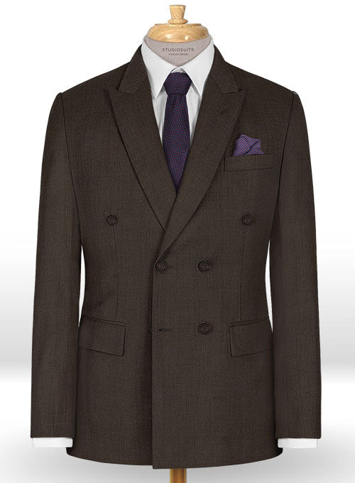 Napolean Dark Brown Wool Jacket – StudioSuits