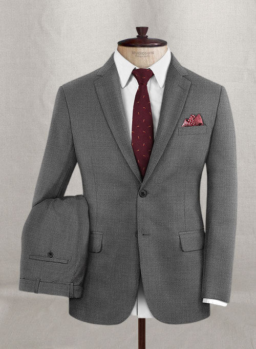 Napolean Gray Wool Suit – StudioSuits