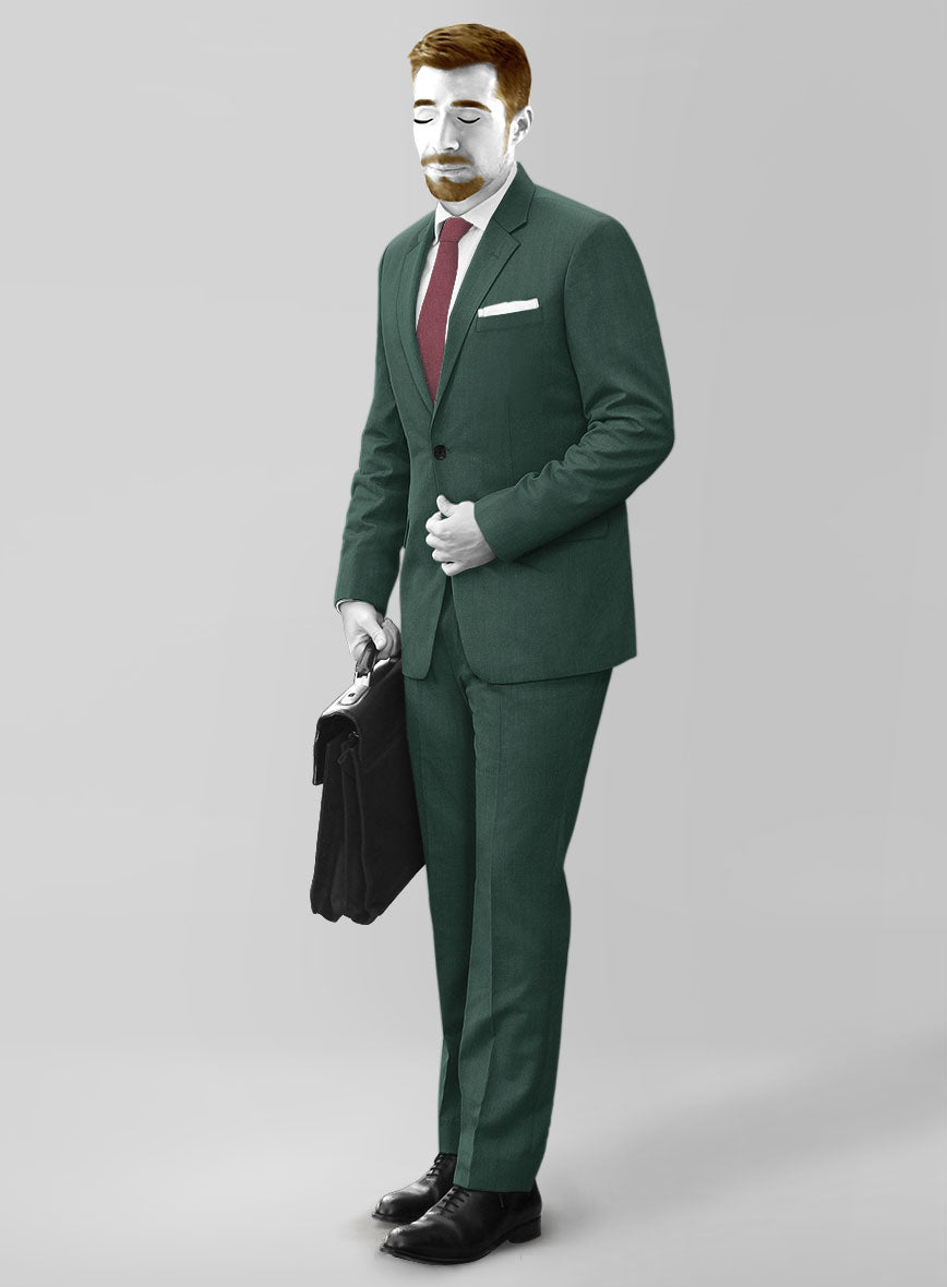 Napolean Jungle Green Wool Suit – StudioSuits