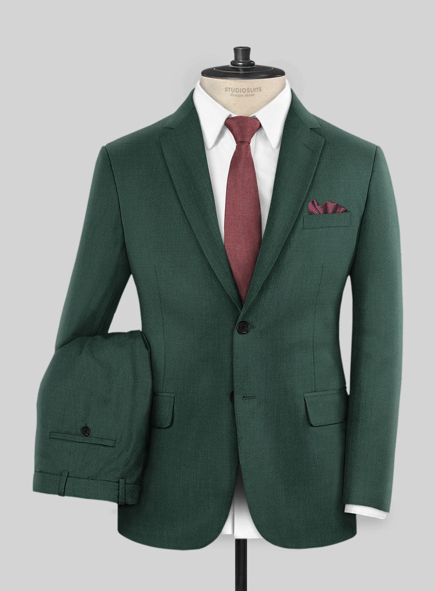 Napolean Jungle Green Wool Suit – StudioSuits
