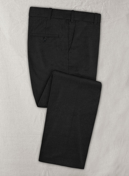 Napolean Stretch Black Wool Suit – StudioSuits