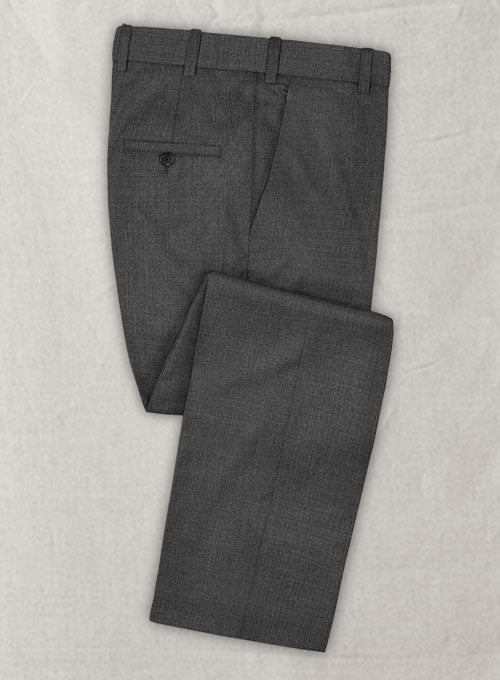 Napolean Stretch Dark Gray Wool Suit – StudioSuits