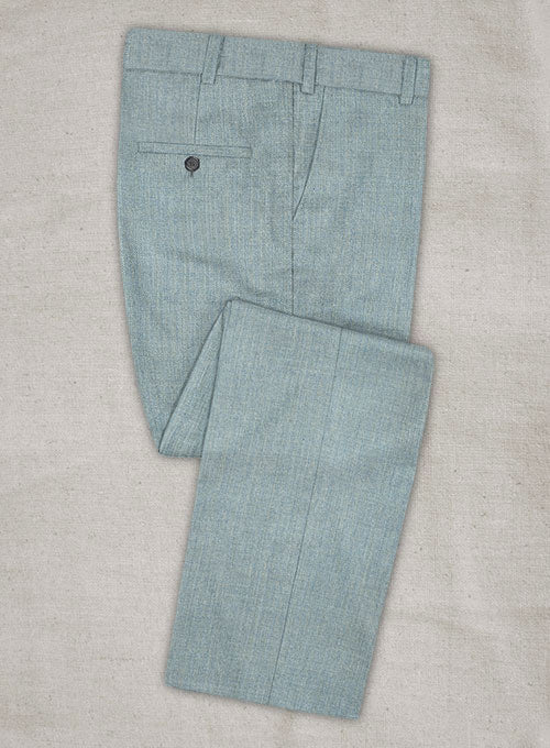Napolean Stretch Gray Blue Wool Suit – StudioSuits