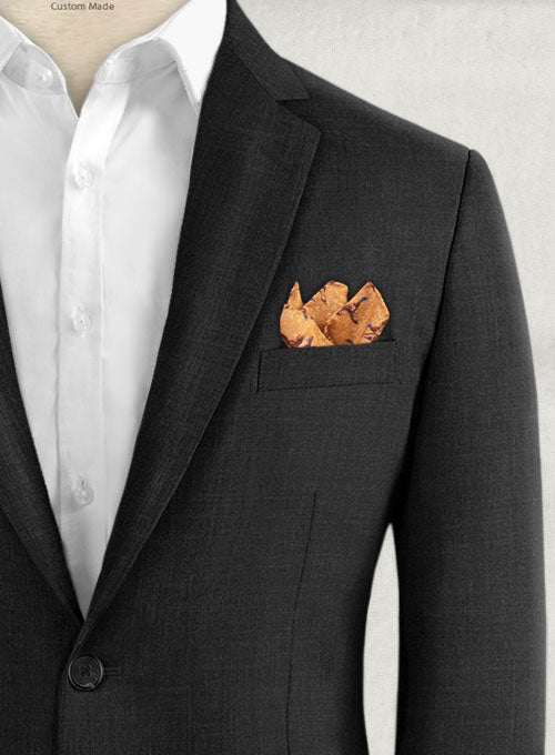 Napolean Stone Black Wool Suit – StudioSuits