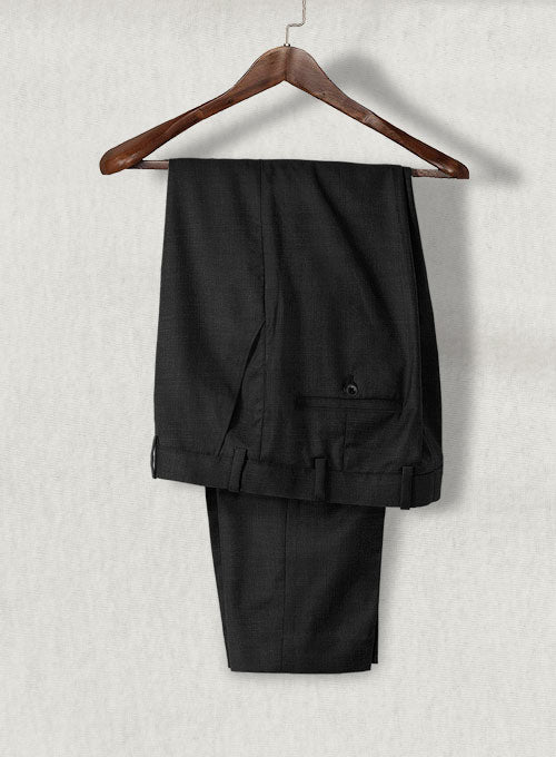 Napolean Stone Black Wool Suit – StudioSuits