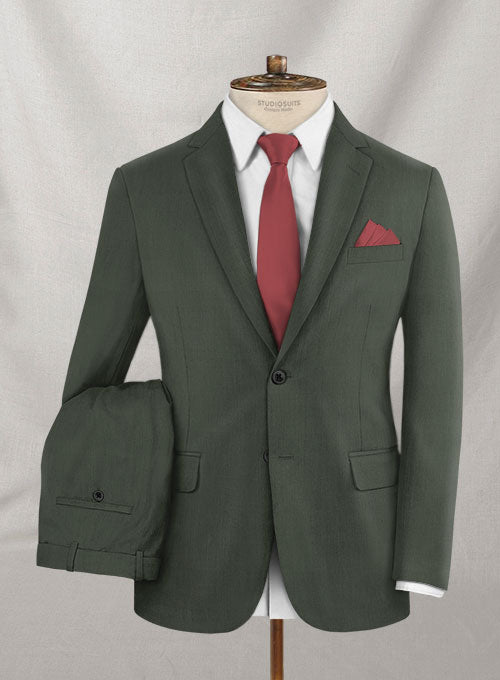 Napolean Military Green Wool Suit – StudioSuits