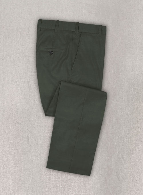 Napolean Military Green Wool Suit – StudioSuits