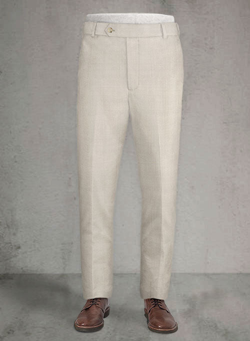 Napolean Muted Beige Wool Suit – StudioSuits