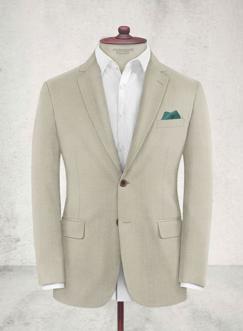 Napolean Muted Khaki Wool Jacket – StudioSuits