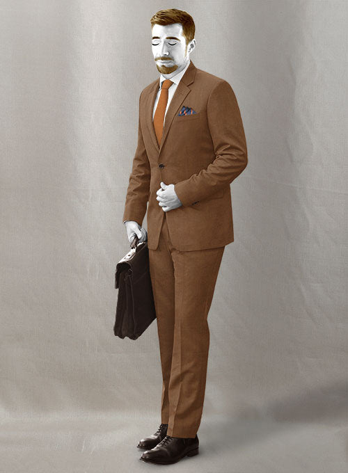 Napolean Rust Wool Suit – StudioSuits