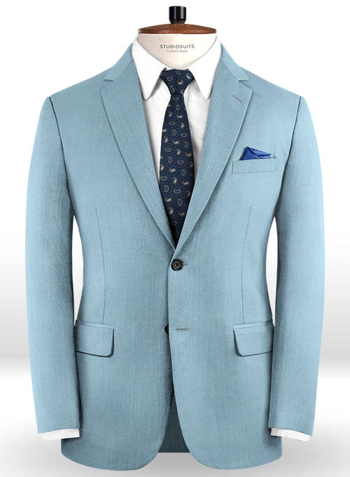 Napolean Taj Blue Wool Jacket – StudioSuits