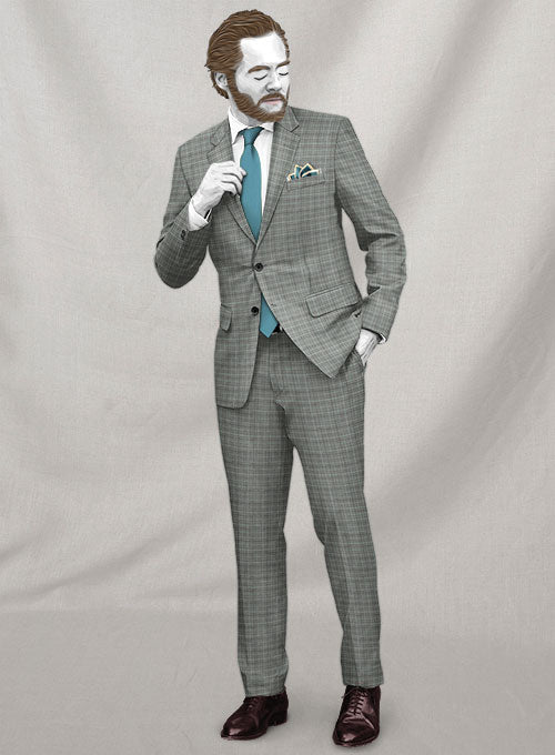 Napolean Tonia Gray Wool Suit – StudioSuits