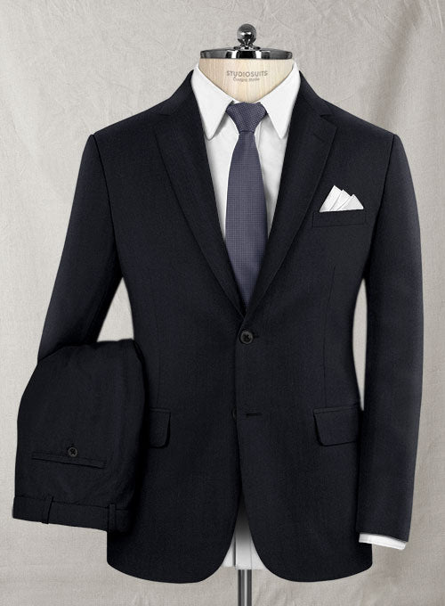 Reda Midnight Blue Wool Suit – StudioSuits