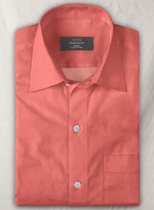 Red Luxury Twill Shirt – StudioSuits