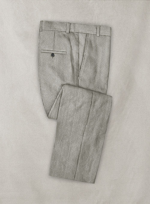 Solbiati Gray Seersucker Pants – StudioSuits