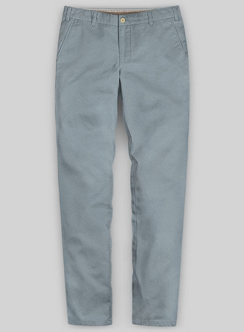Washed Slate Blue Stretch Chino Pants – StudioSuits