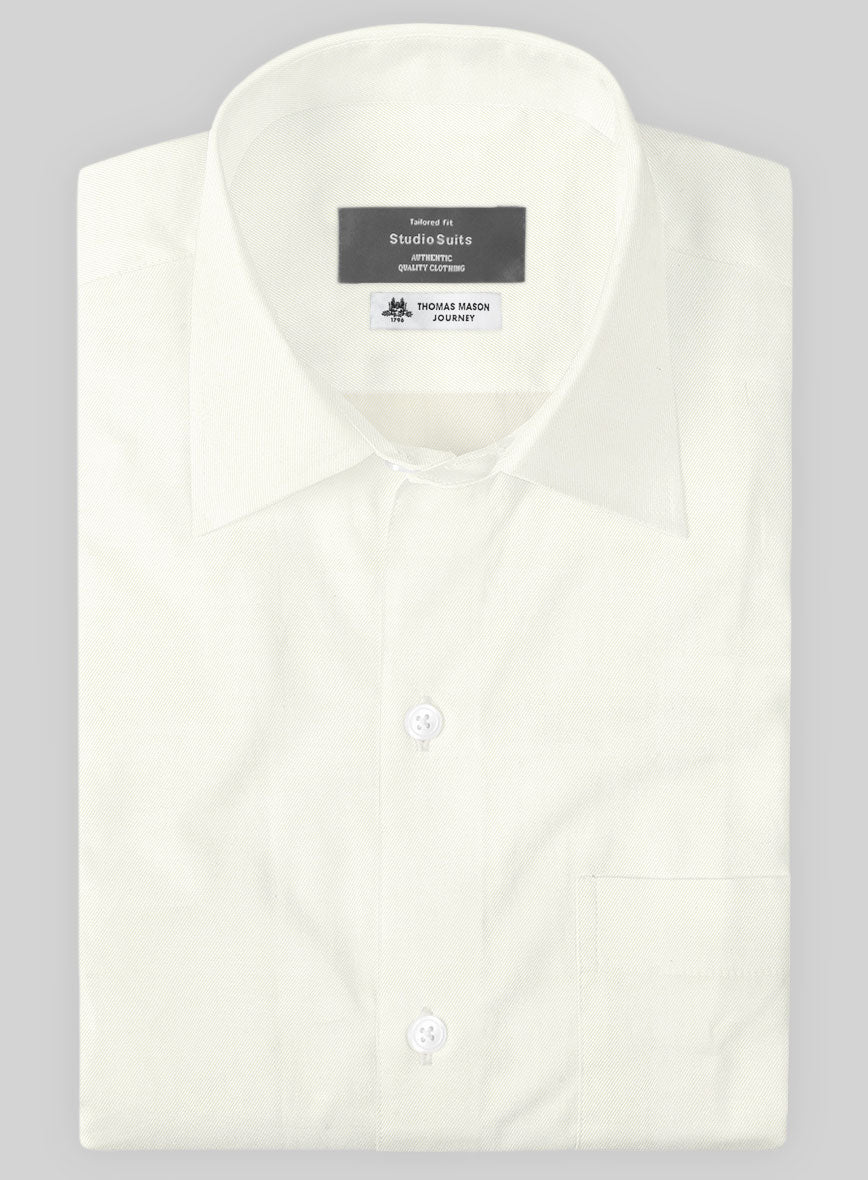 Thomas Mason Buff Beige Shirt – StudioSuits