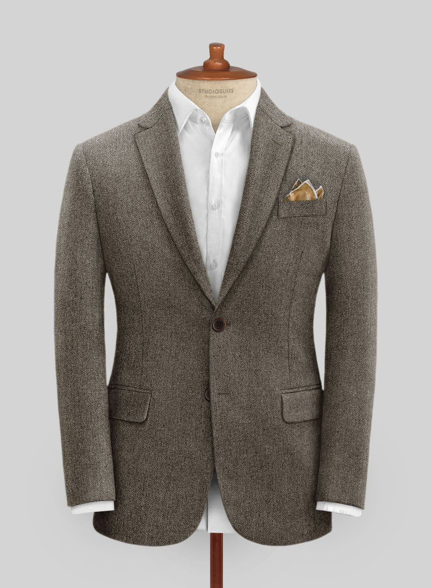 Tweed Herringbone Suit